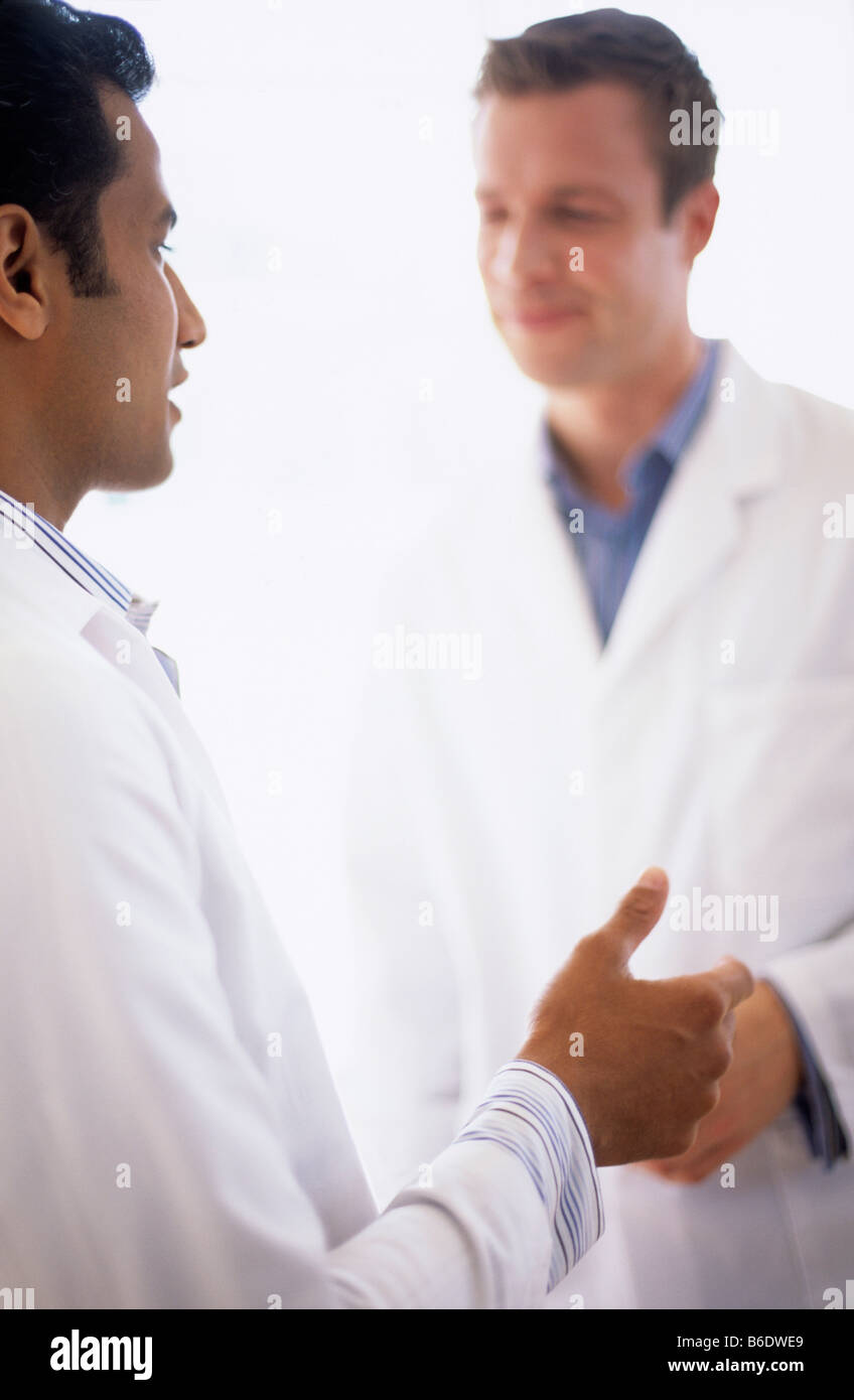 Close up two doctors talking hi-res stock photography and images - Alamy