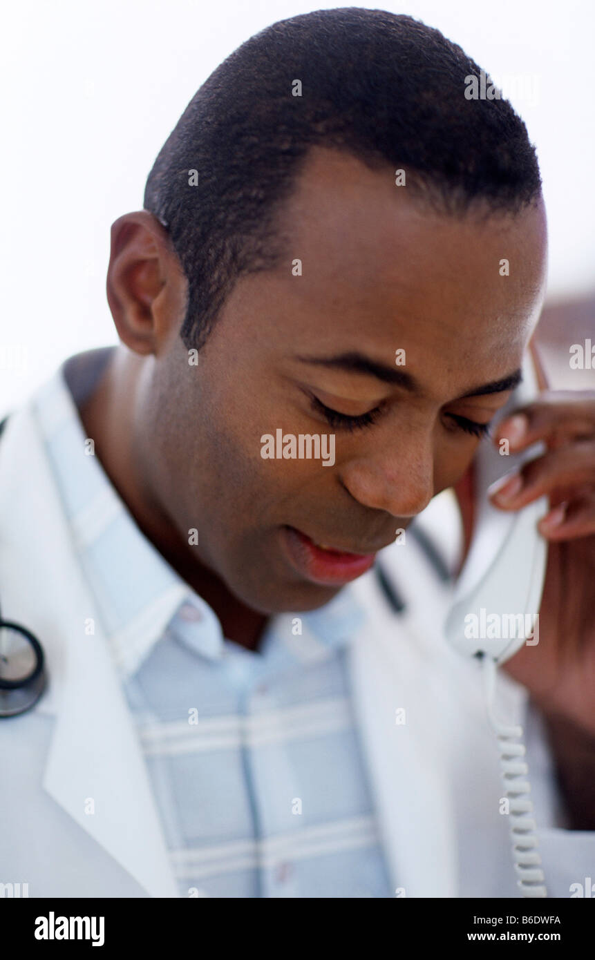 Doctor man making call hi-res stock photography and images - Alamy