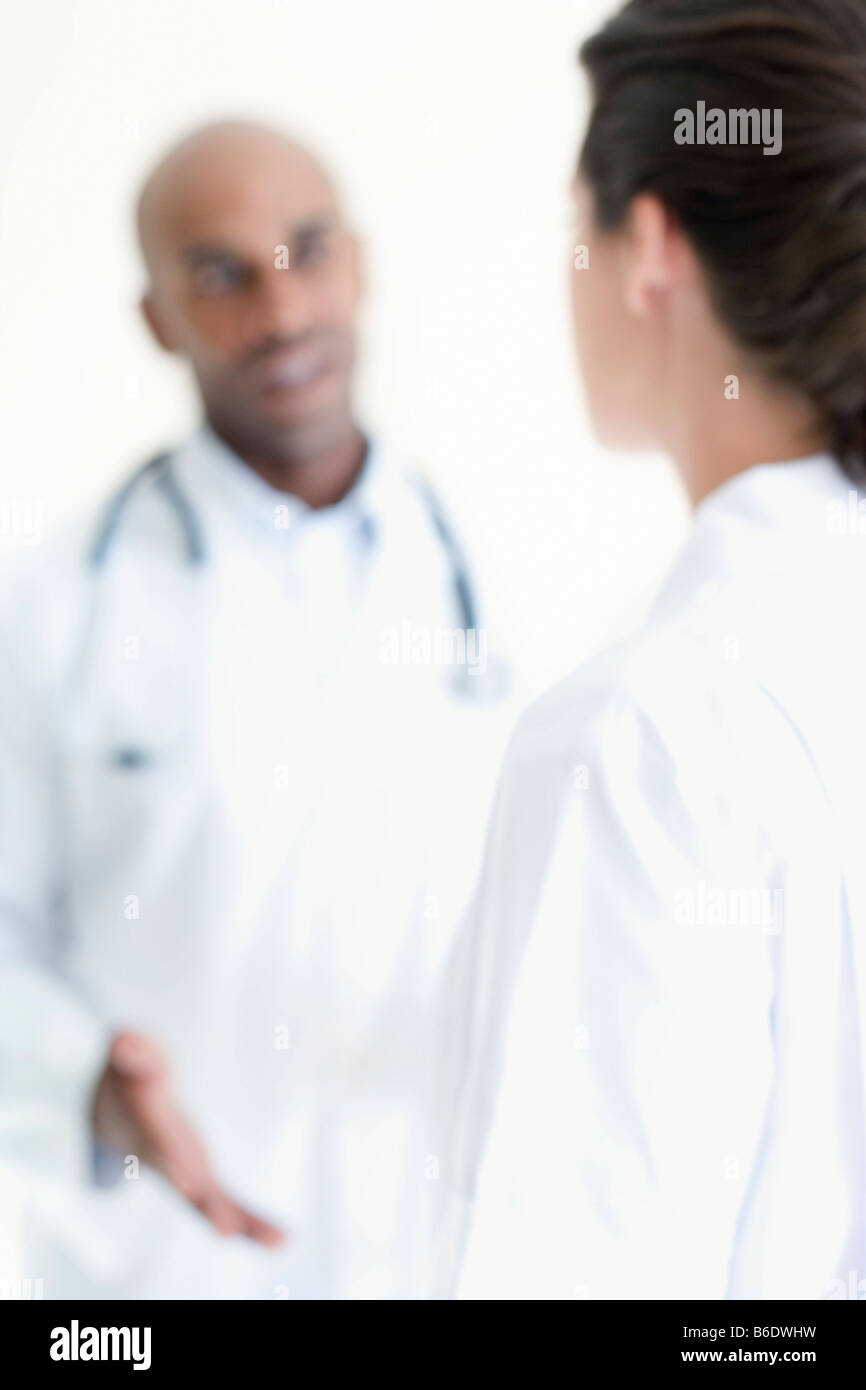 Doctors in discussion Stock Photo - Alamy