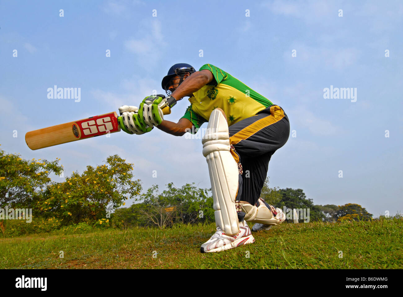 A CRICKET PLAYER Stock Photo - Alamy