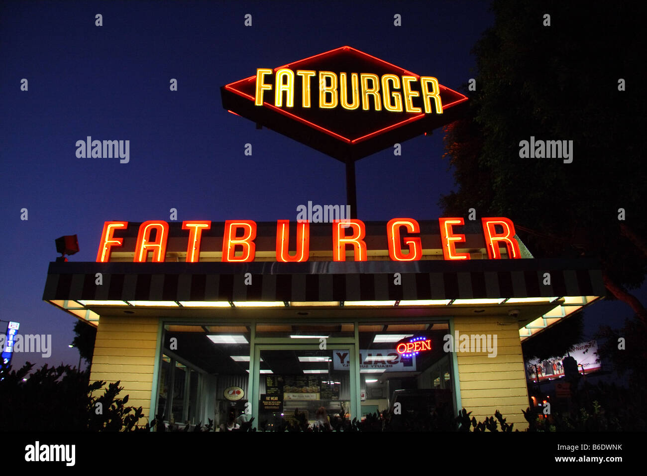 Fatburger restaurant hi-res stock photography and images - Alamy
