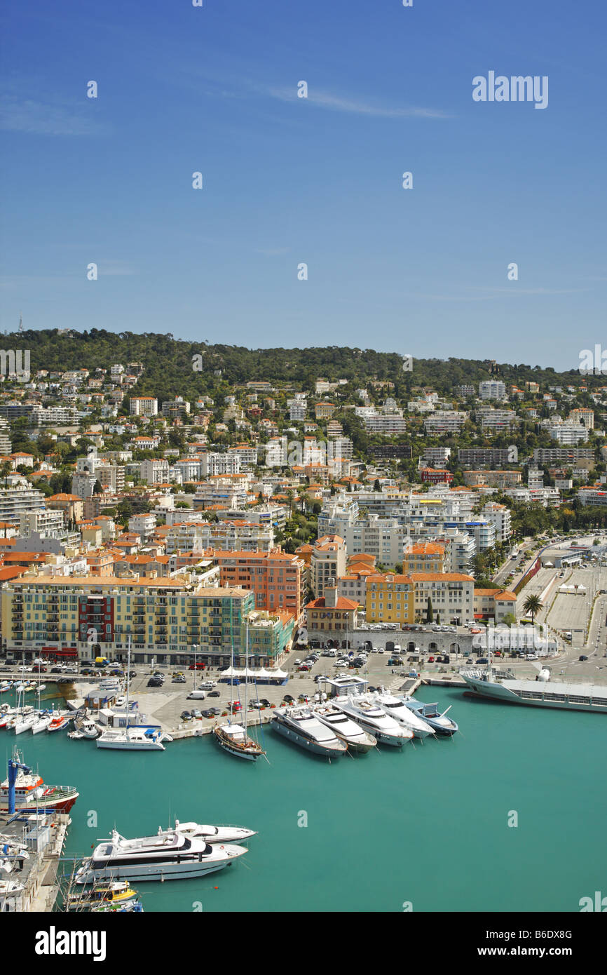 Nice france waterfront aerial hi-res stock photography and images - Alamy