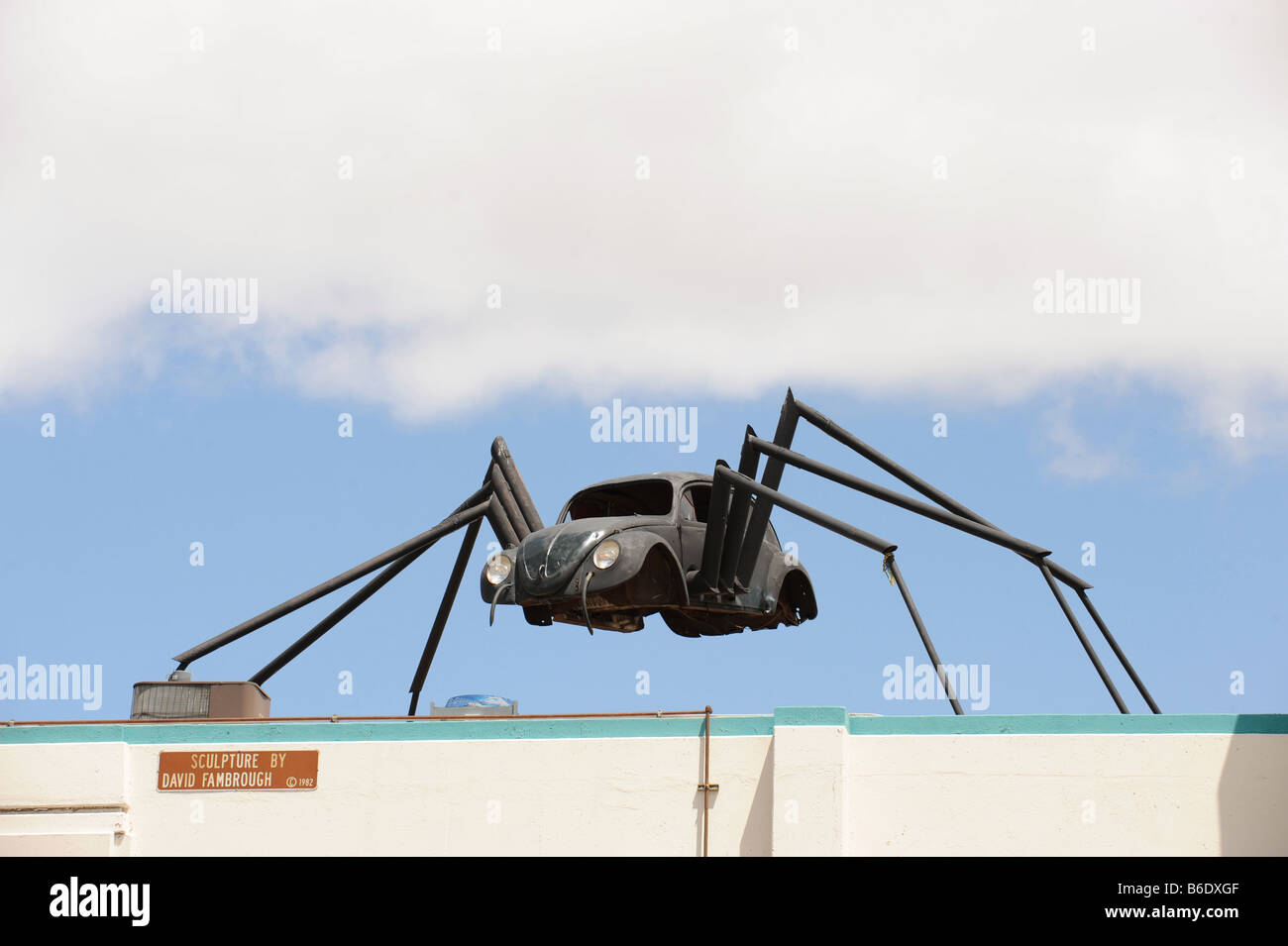 Vw beetle spider sculpture rheno nevada hi-res stock photography and ...