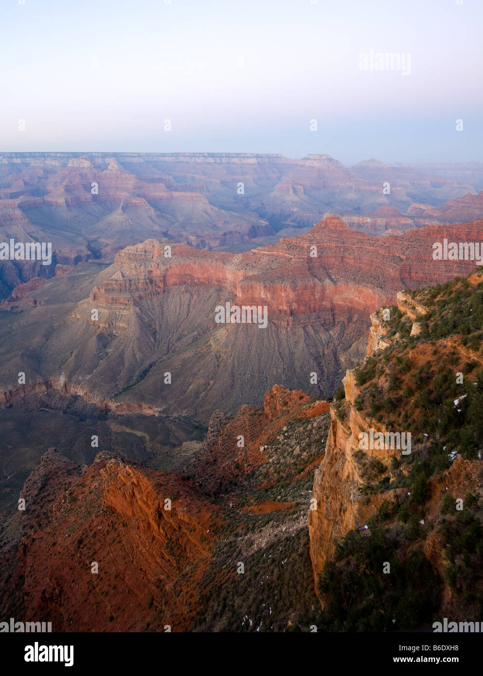 Yavapai Point sunset, Grand Canyon National Park Stock Photo - Alamy