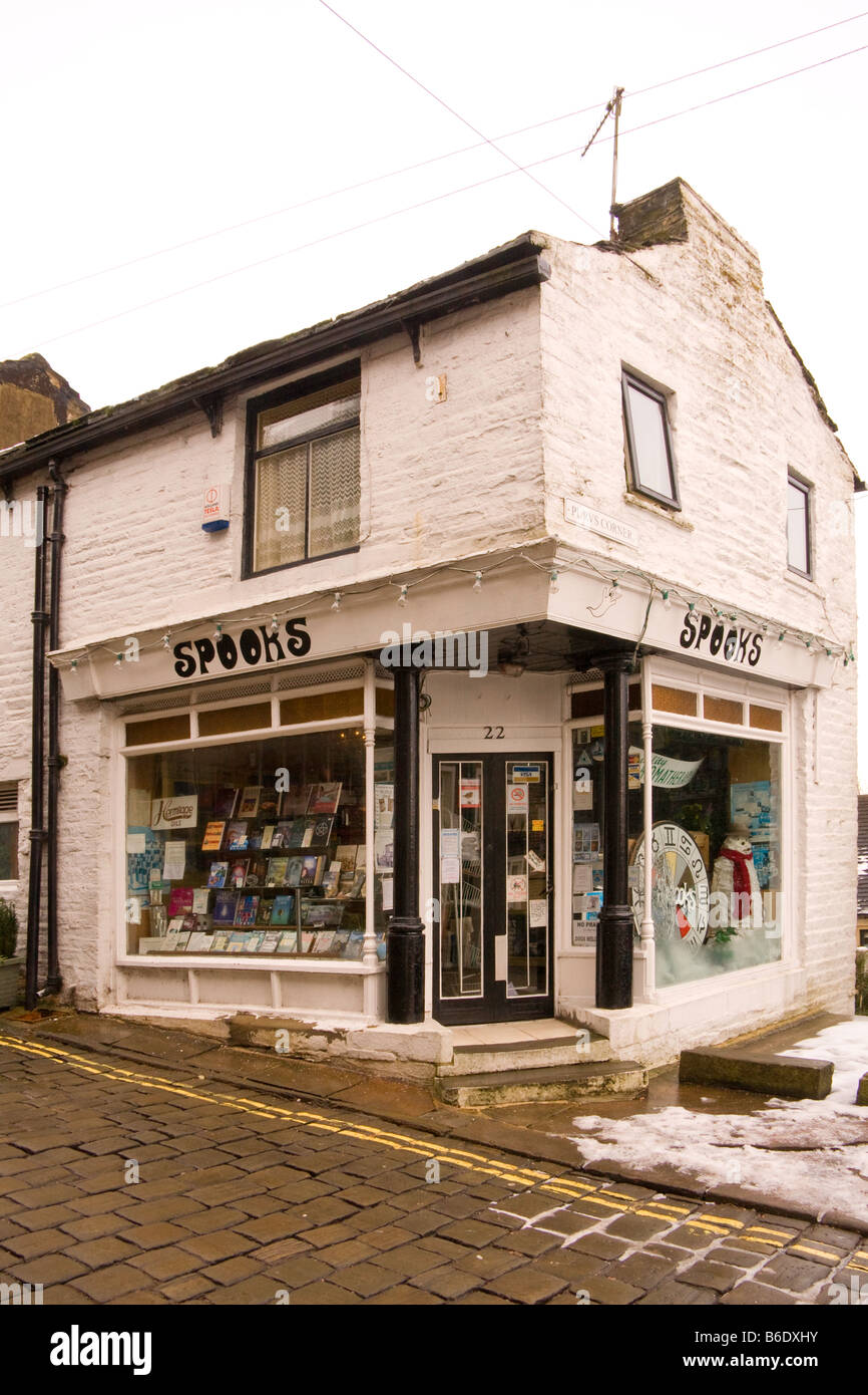 Spooks, a mystic shop in Haworth,Yorkshire, UK Stock Photo - Alamy