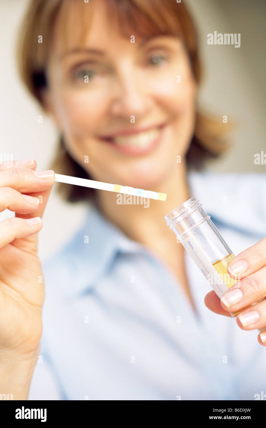 Urinalysis in pregnancy. Urine checks are regularly undertaken to check ...