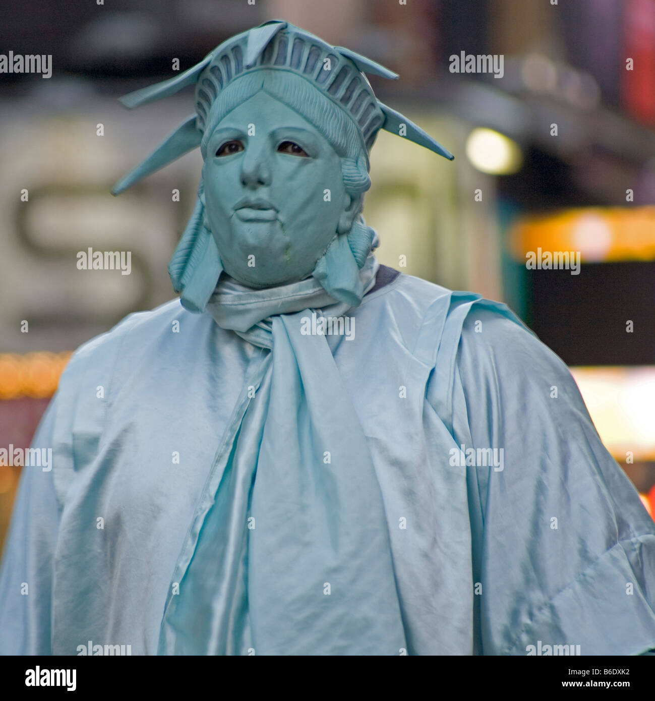 Statue of Liberty character Stock Photo - Alamy