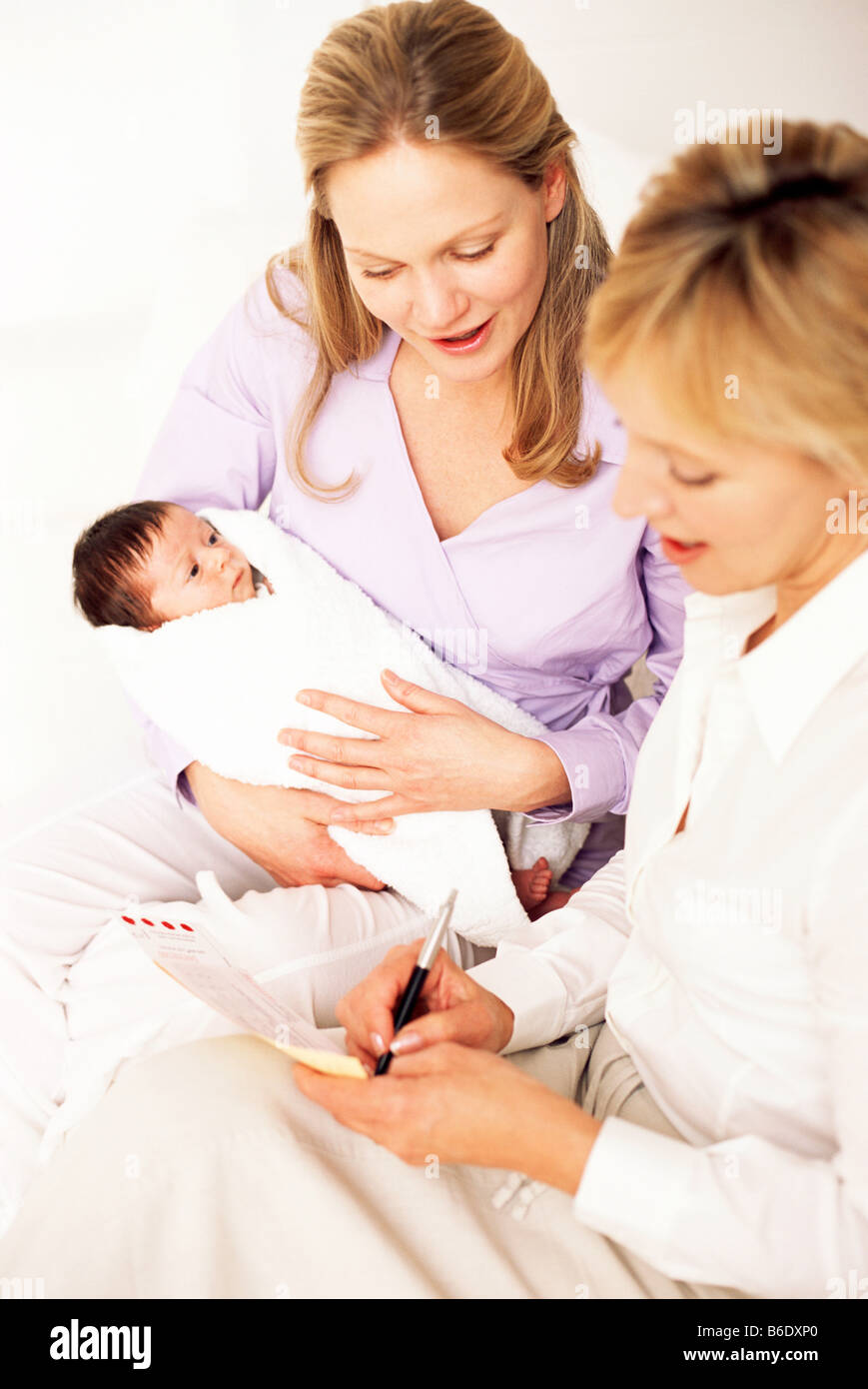 Health visitor baby hi-res stock photography and images - Alamy