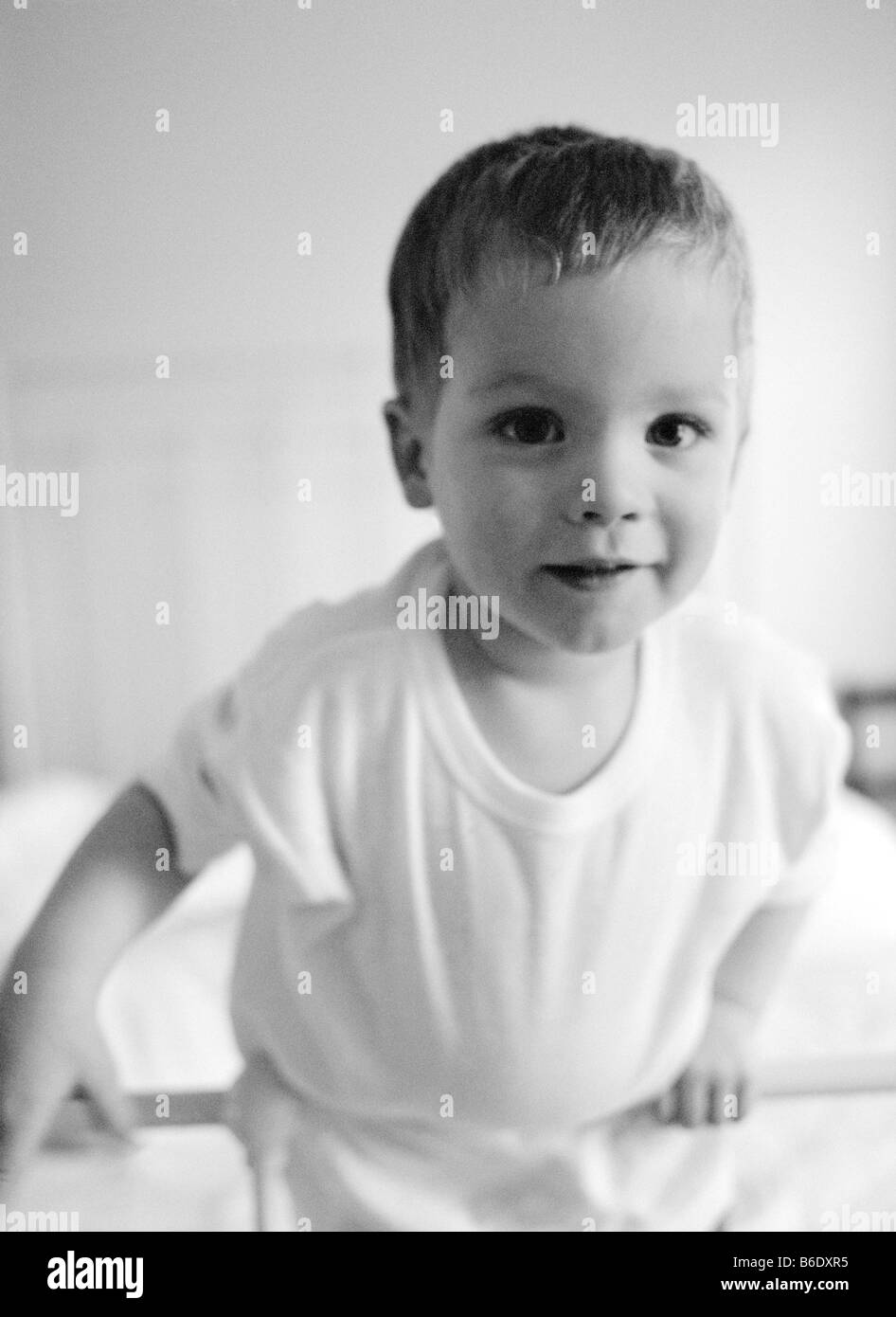 Front view old smiling Black and White Stock Photos & Images - Alamy