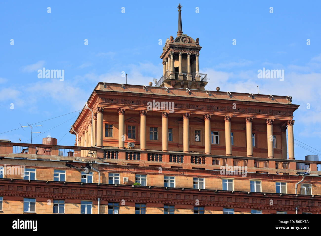City architecture, Stalin era buildings (1930s), view from Moskva river ...
