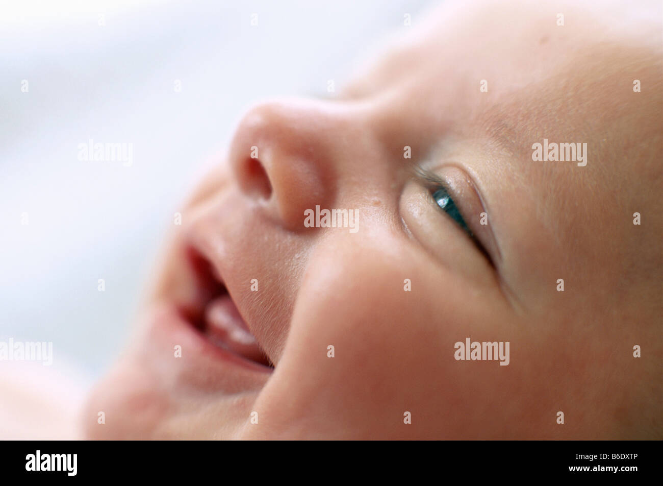 Baby face happy 2 month old baby hi-res stock photography and images ...