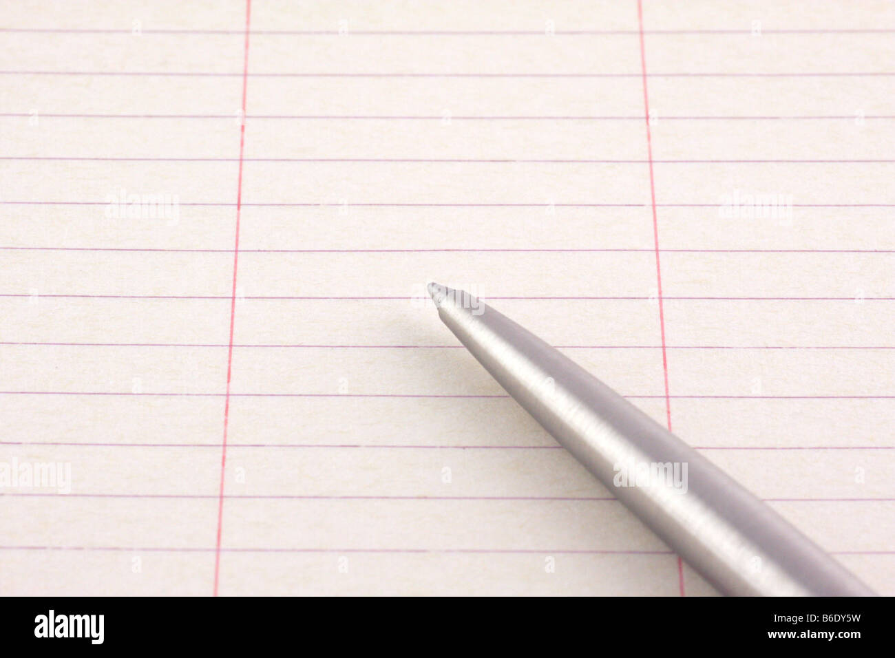 Writting a list Stock Photo - Alamy