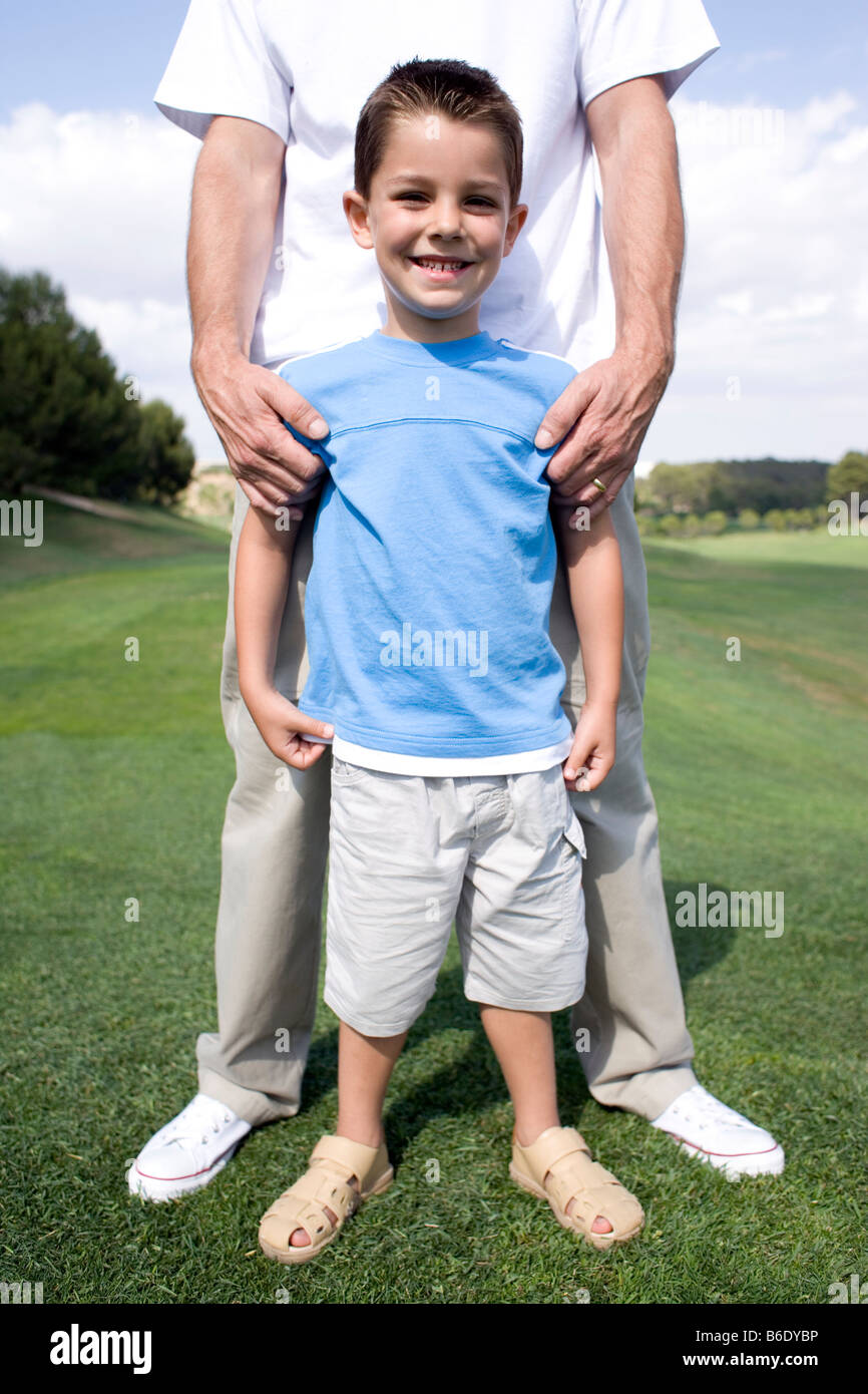 Father and son. Happy boy with his father Stock Photo - Alamy