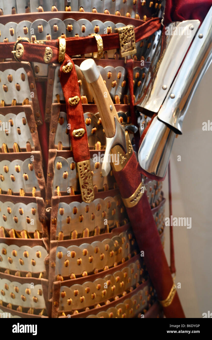 Armour of medieval Tatar warrior, Kazan, Tatarstan, Russia Stock Photo ...
