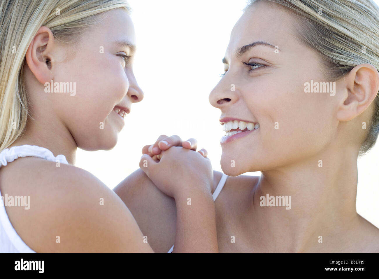 Mother and daughter Stock Photo - Alamy