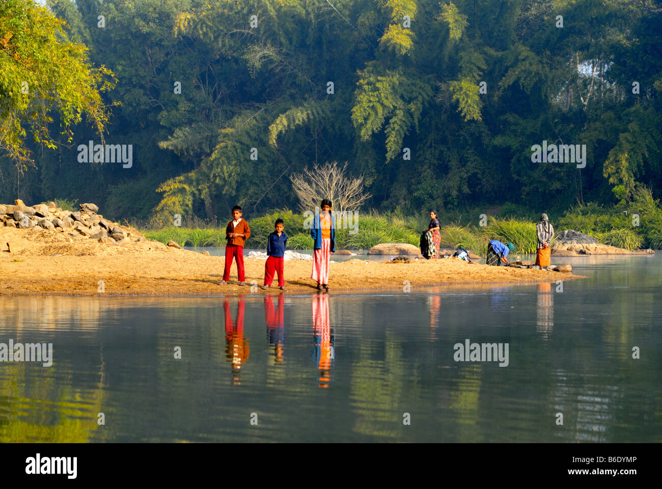 RIVER KAVERI IN COORG KARNATAKA Stock Photo - Alamy