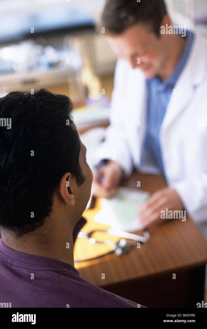 Rear view asian male doctor hi-res stock photography and images - Alamy