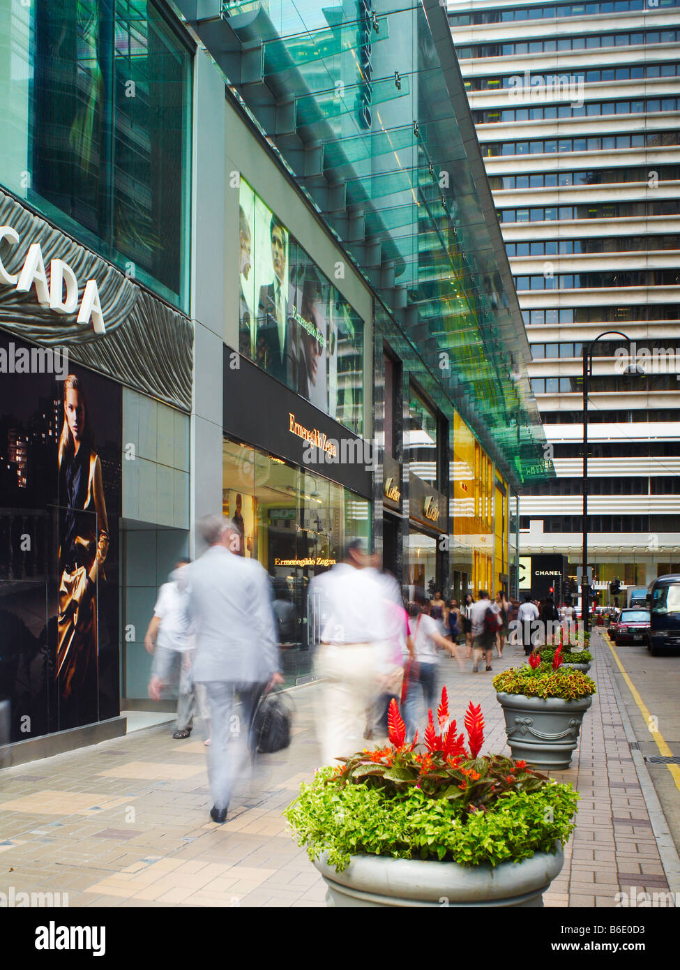Peking Road, Tsim Sha Tsui, Kowloon, Hong Kong, Pedestrian Shopping ...