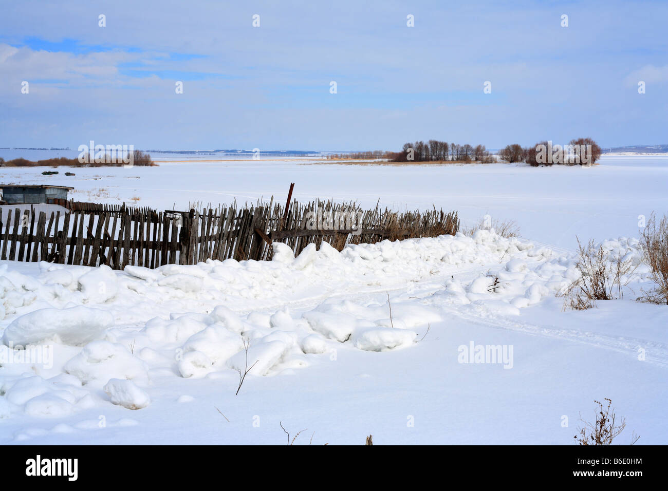 Panoramic frozen volga river hi-res stock photography and images - Alamy