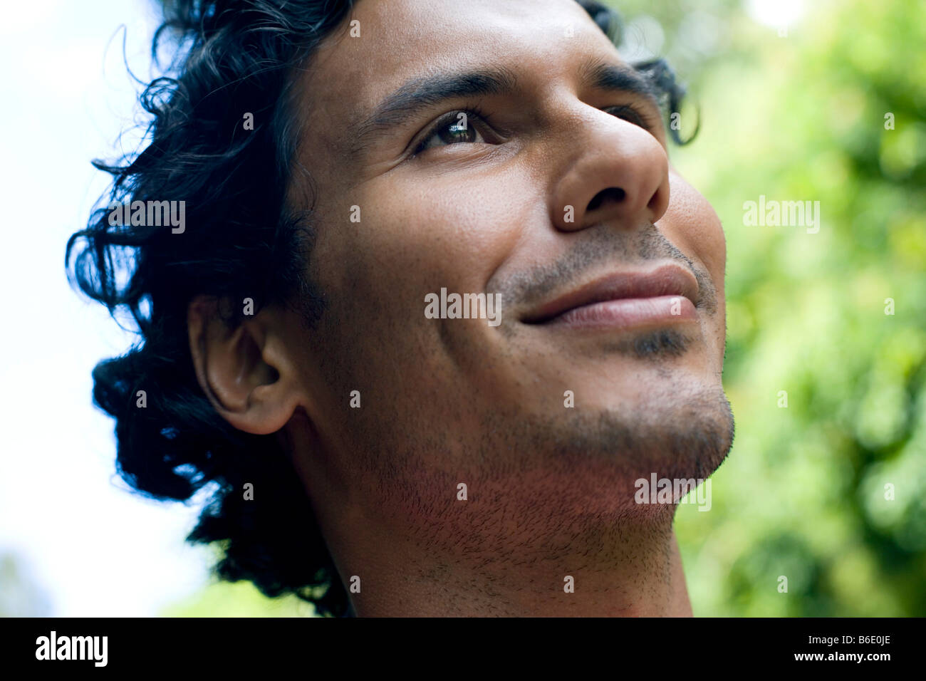 Man curled up hi-res stock photography and images - Alamy