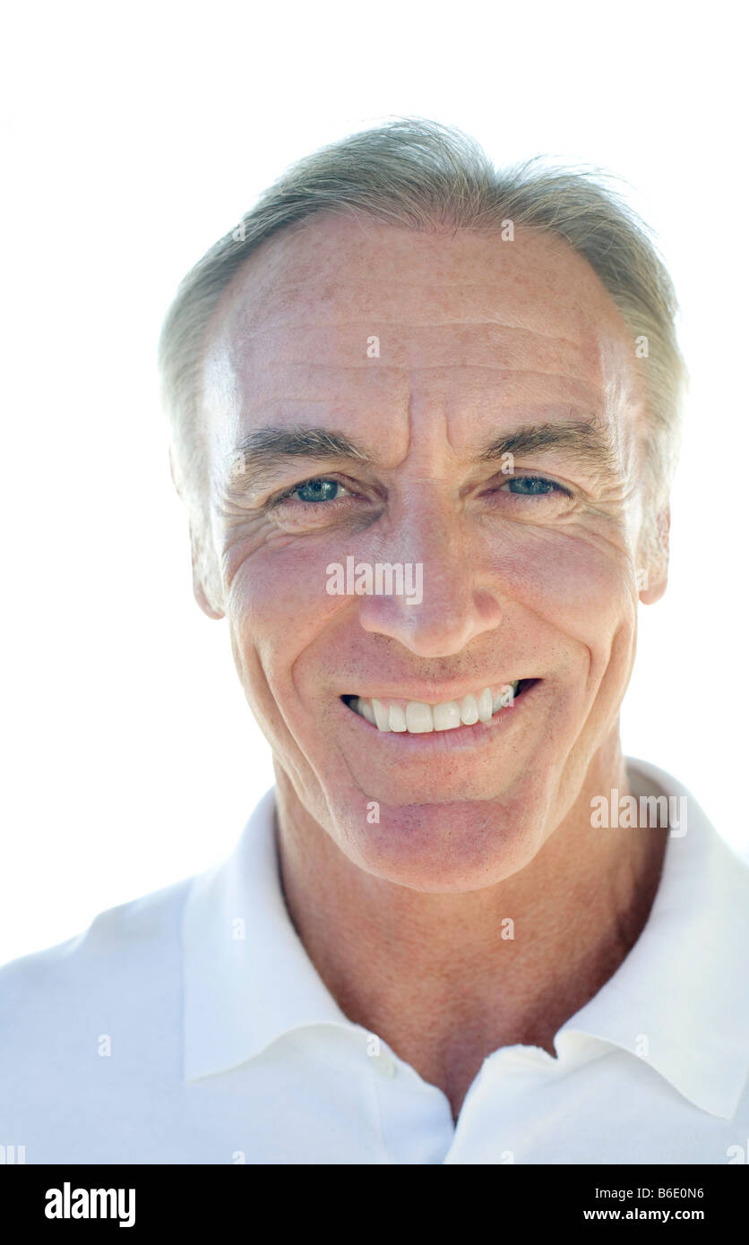 Happy man laughing Stock Photo - Alamy