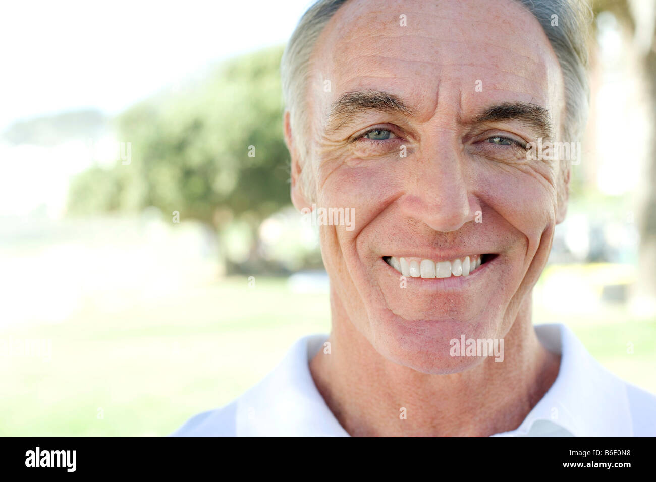 Happy man laughing Stock Photo - Alamy