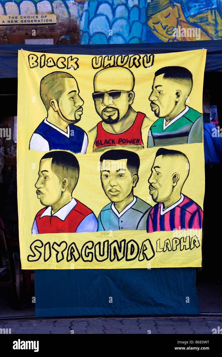 South Africa, Durban, Hairdresser advertising sign Stock Photo - Alamy