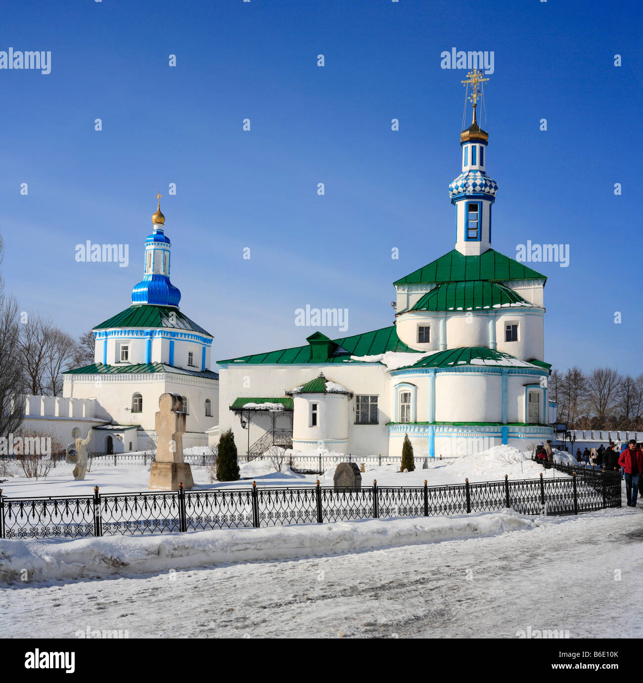 Raifa Orthodox monastery (19th century), near Kazan, Tatarstan, Russia ...