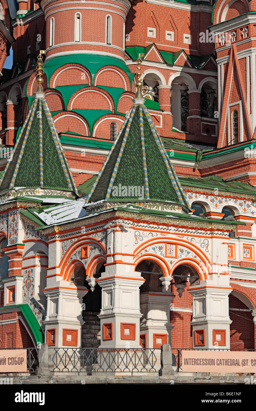 Church architecture, St. Basil's cathedral (16 century), Kremlin, Red ...