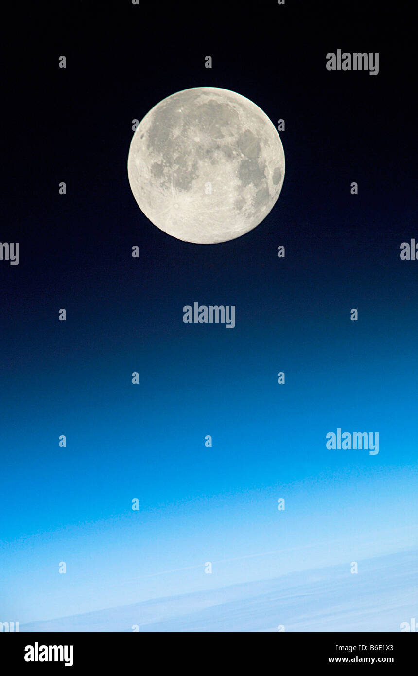 International Space Station Moon