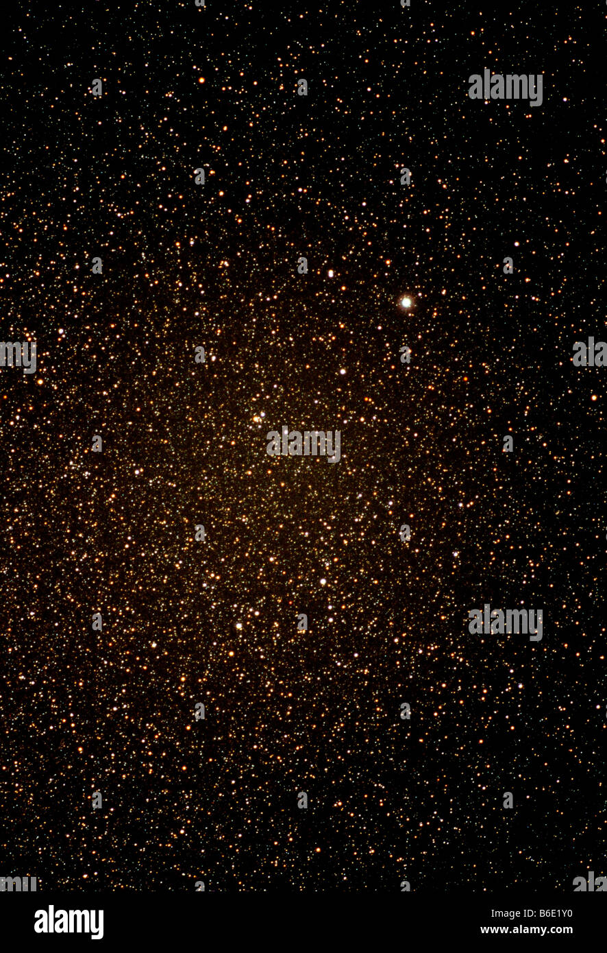 Optical photograph of the constellation of Lyra andthe star Vega Stock ...
