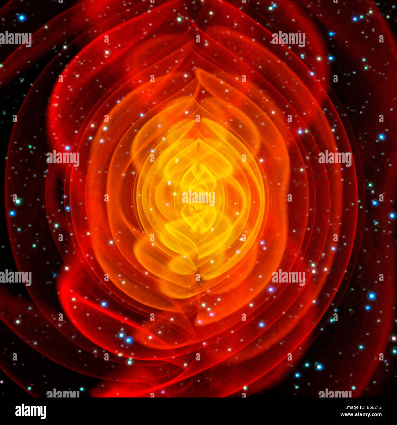 Computer simulation two black hole hi-res stock photography and images ...