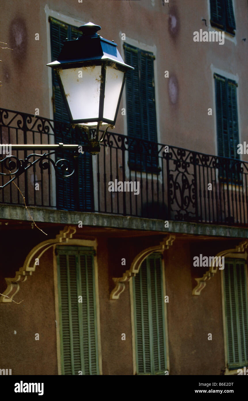 Facade and building of the village of Gattieres Stock Photo - Alamy