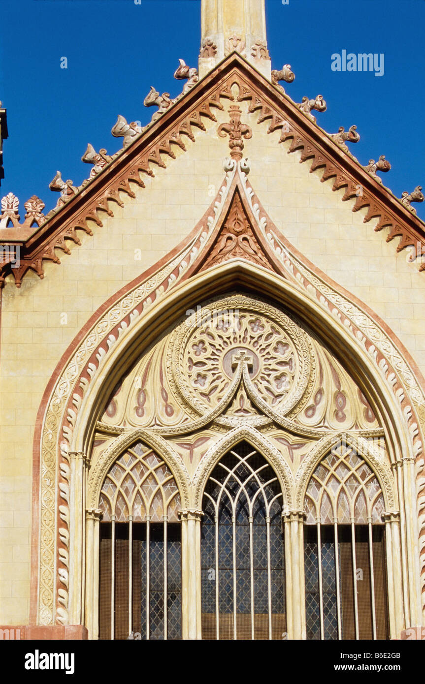 The Franciscain church details in the monastery of Cimiez in Nice Stock ...