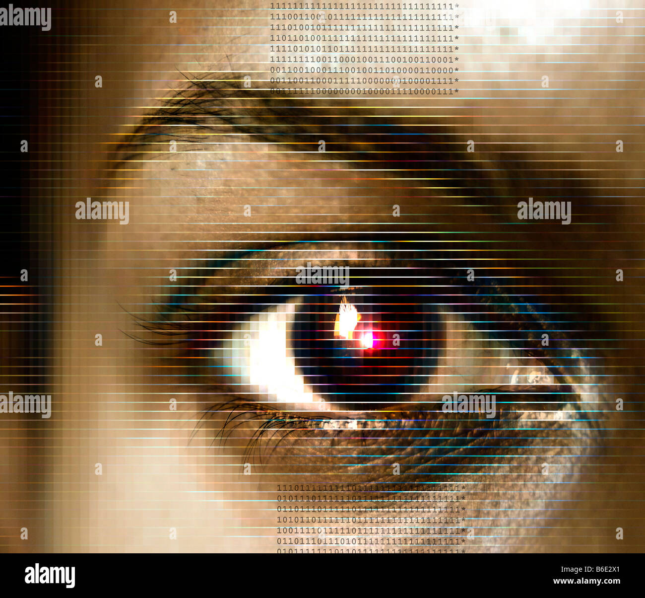 Biometrics, conceptual computer artwork Stock Photo - Alamy