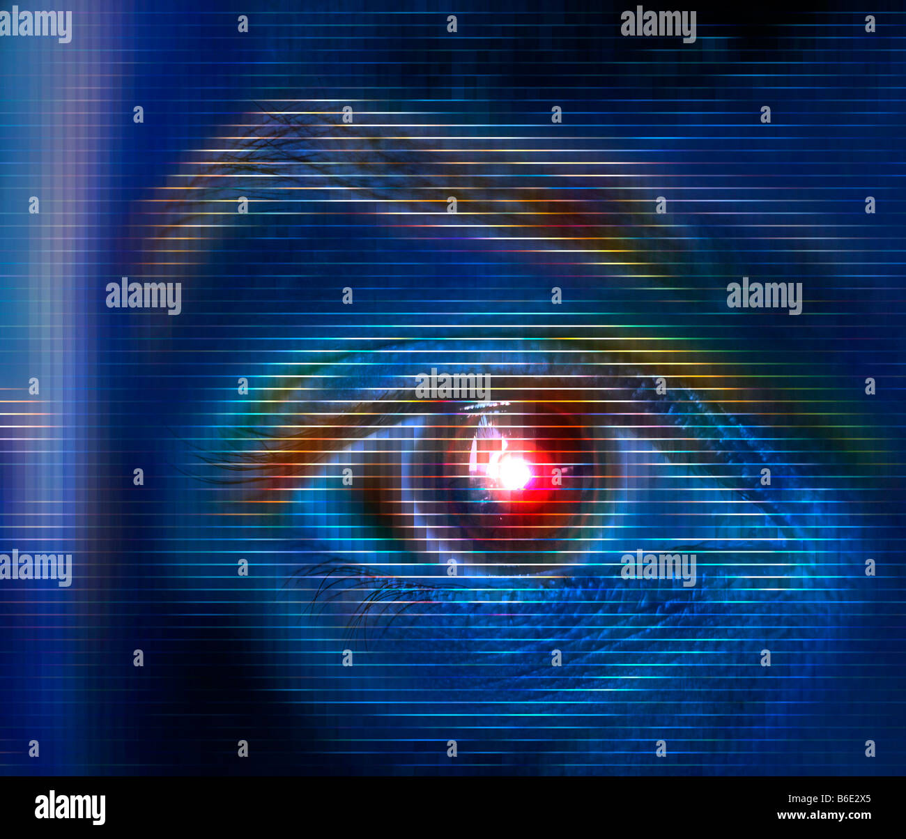 Biometrics, conceptual computer artwork Stock Photo - Alamy