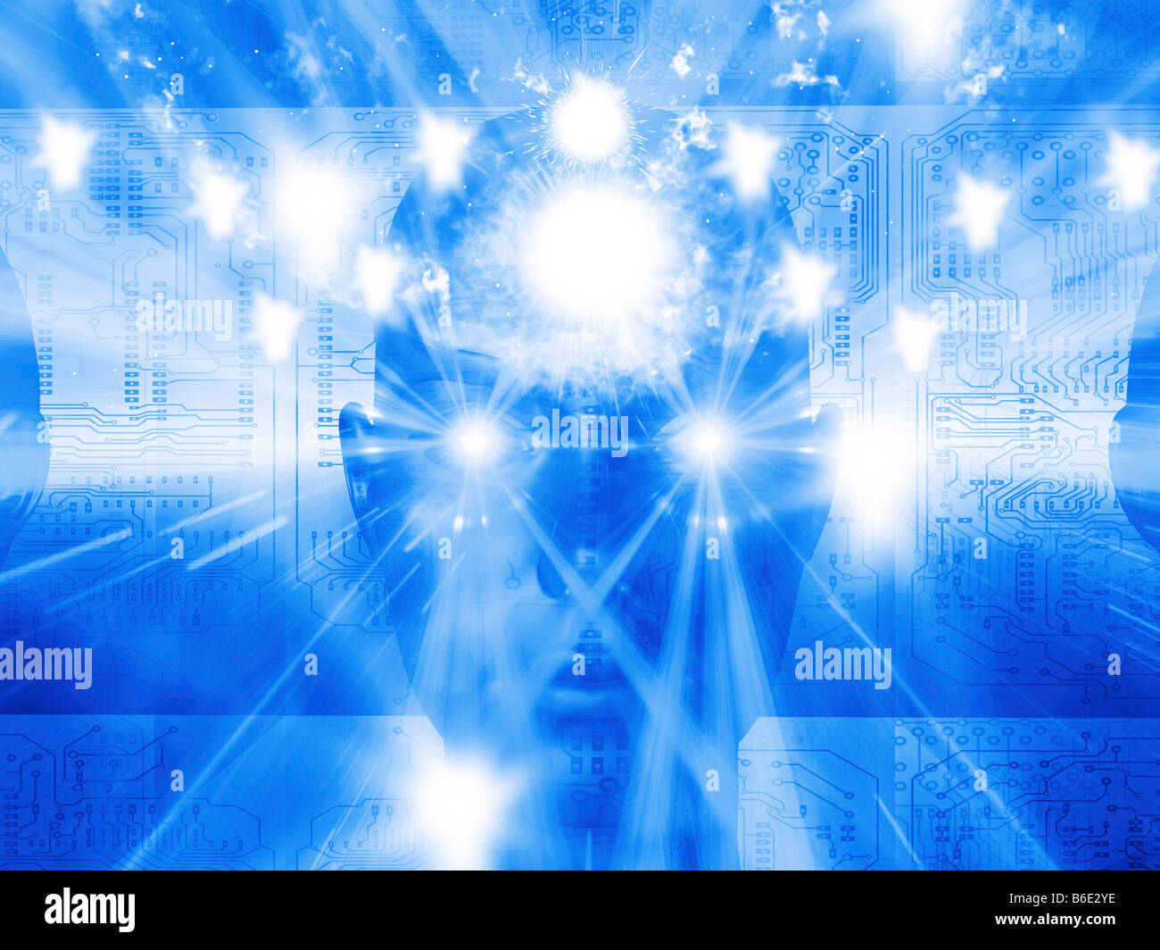 Artificial intelligence, conceptual computer artwork Stock Photo - Alamy