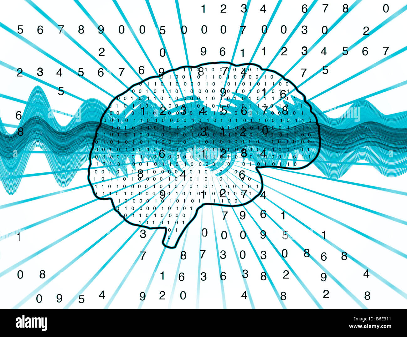 Artificial intelligence, conceptual computer artwork Stock Photo - Alamy