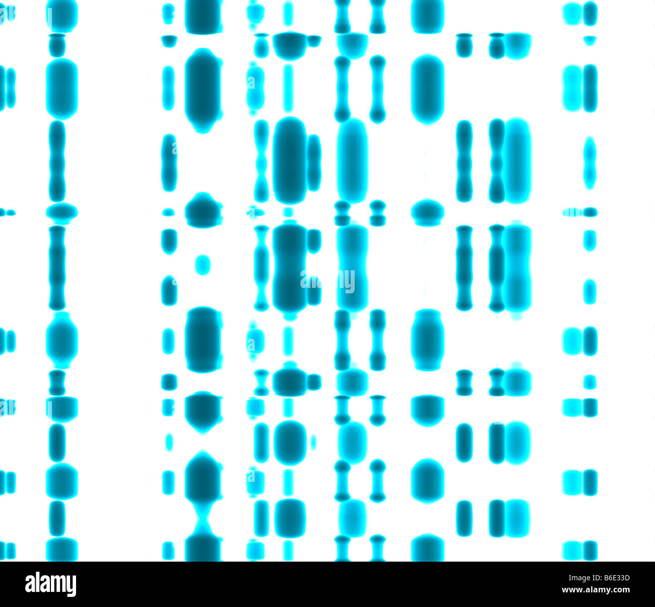 DNA Radiograph Shows Nucleotide Sequence Stock Photo - Alamy