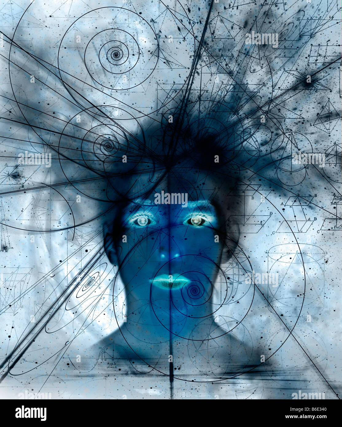 Mathematical universe, conceptual artwork Stock Photo - Alamy