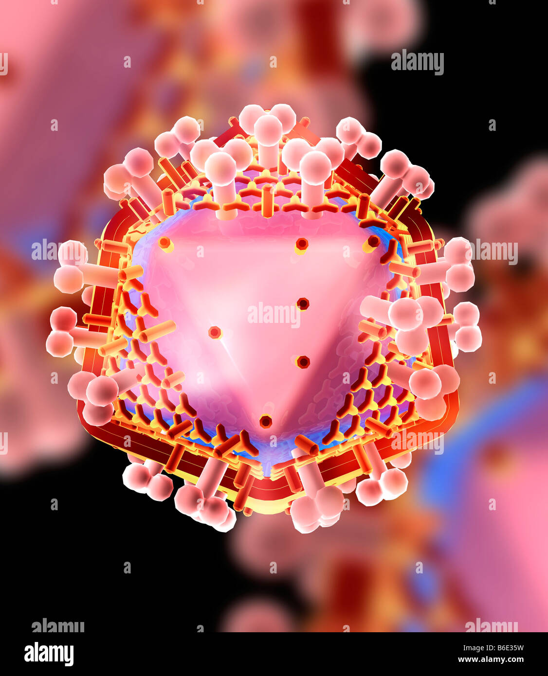 Icosahedral particles hi-res stock photography and images - Alamy