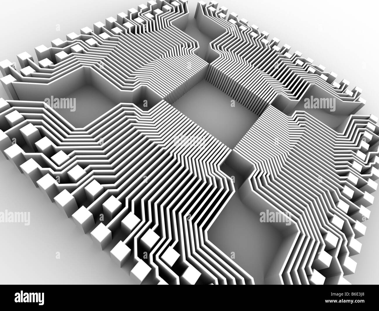 Digital integrated circuits Black and White Stock Photos & Images - Alamy