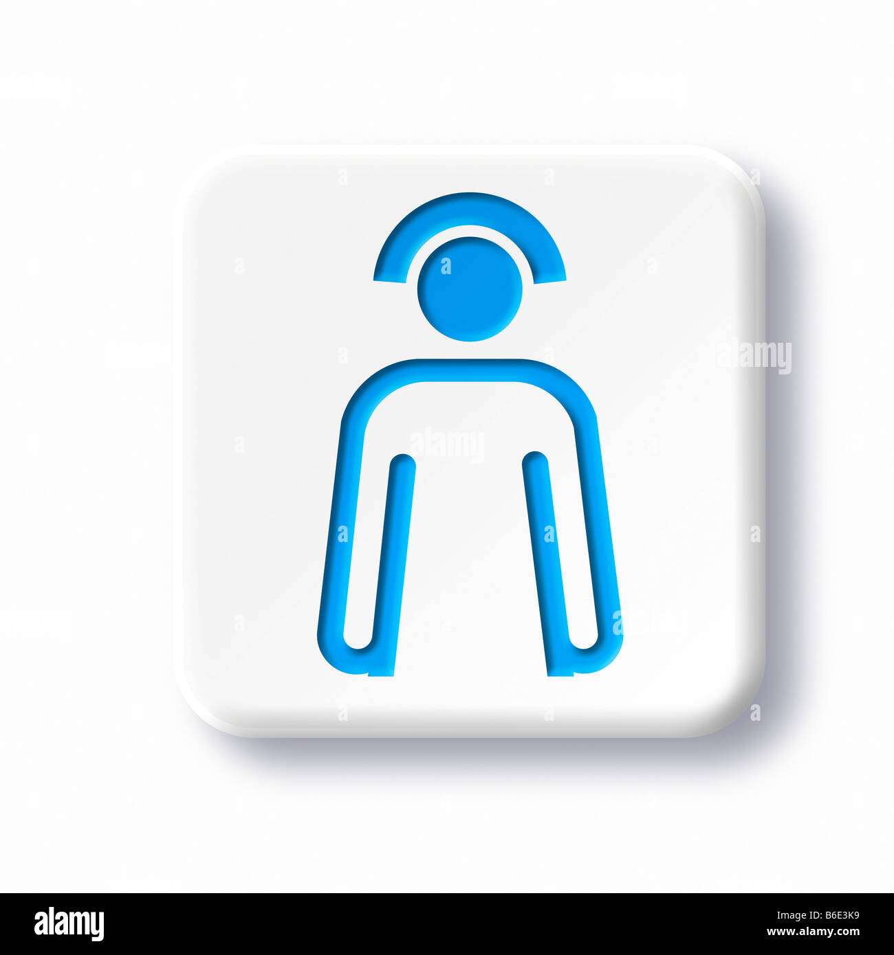 Nurse symbol against white background Stock Photo - Alamy
