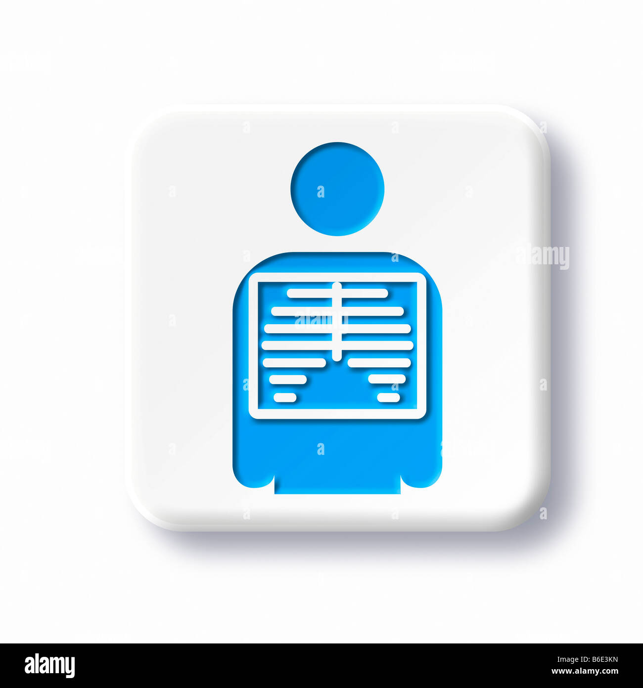 Radiology symbol against white background Stock Photo - Alamy