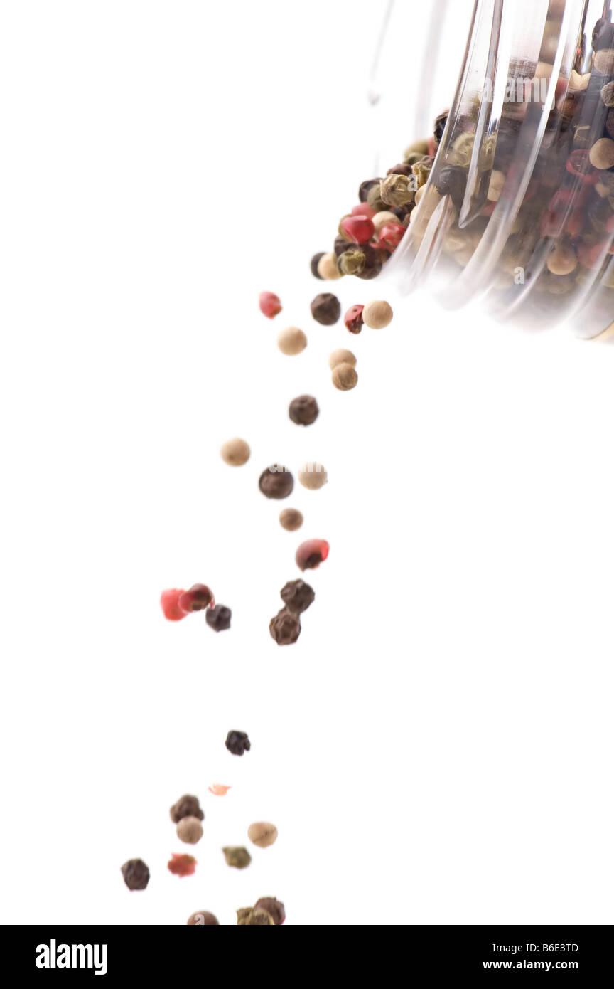 object on white food dried peppers Stock Photo - Alamy