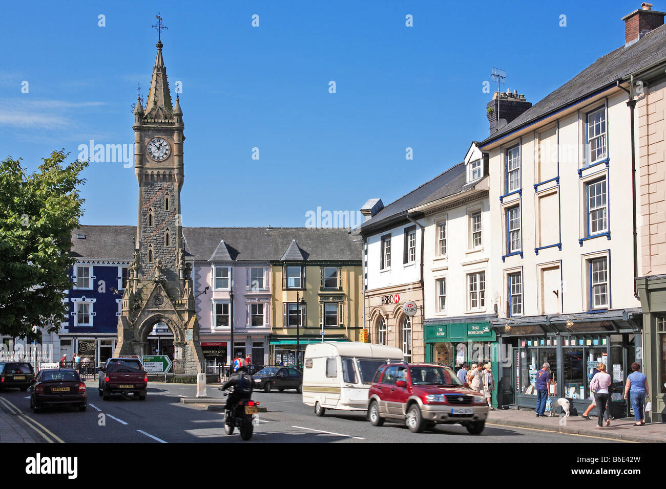 Clock tower machynlleth, wales hi-res stock photography and images - Alamy