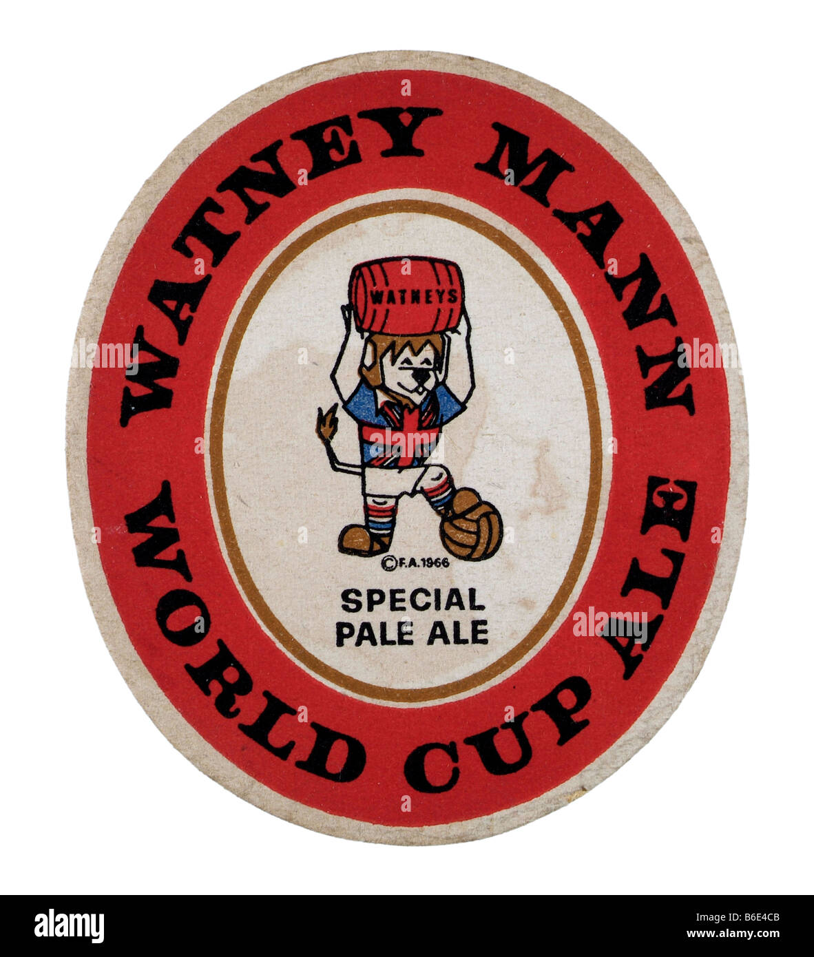 watney mann world cup ale beermat coaster rest glasses beer beverages ...