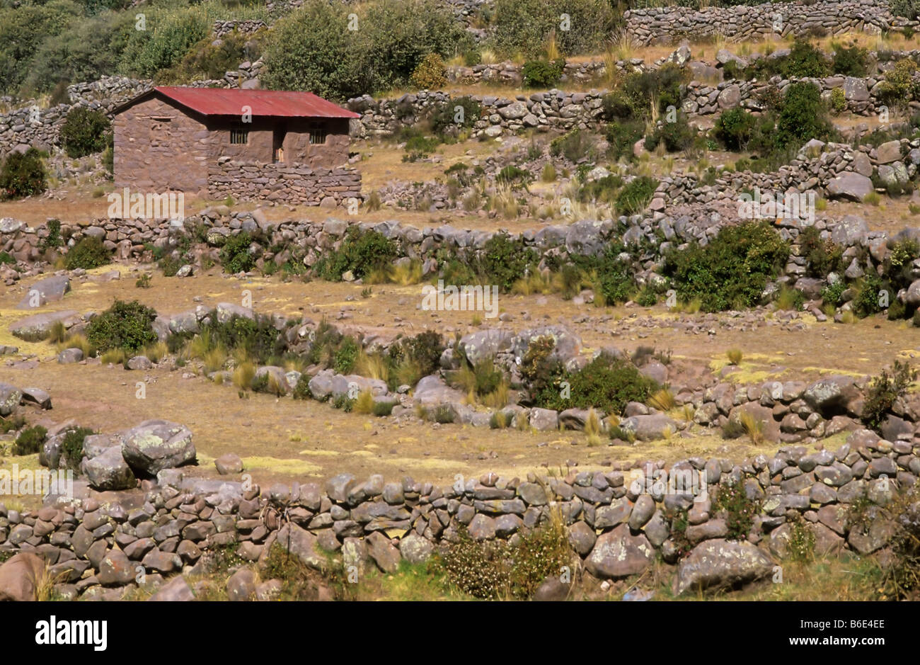 Taquile island in titicaca lake hi-res stock photography and images - Alamy