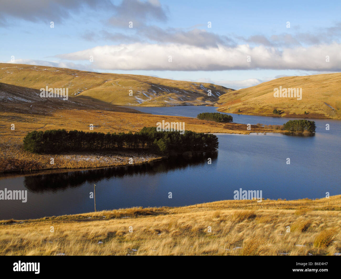 Upper Glendevon reservoir in Perthshire Scotland Taken near Backhill ...