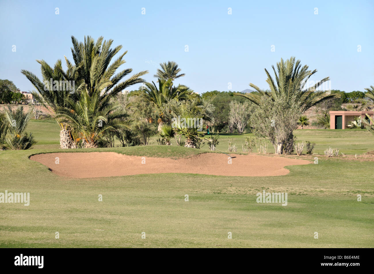 Golf course in Morocco Stock Photo - Alamy